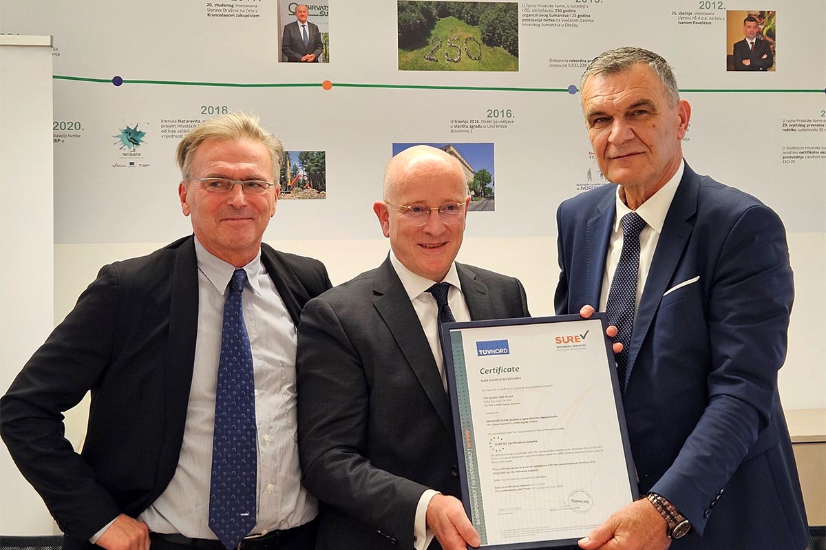Hrvatske šume d.o.o. Earns SURE Certification for Sustainable Biomass ...