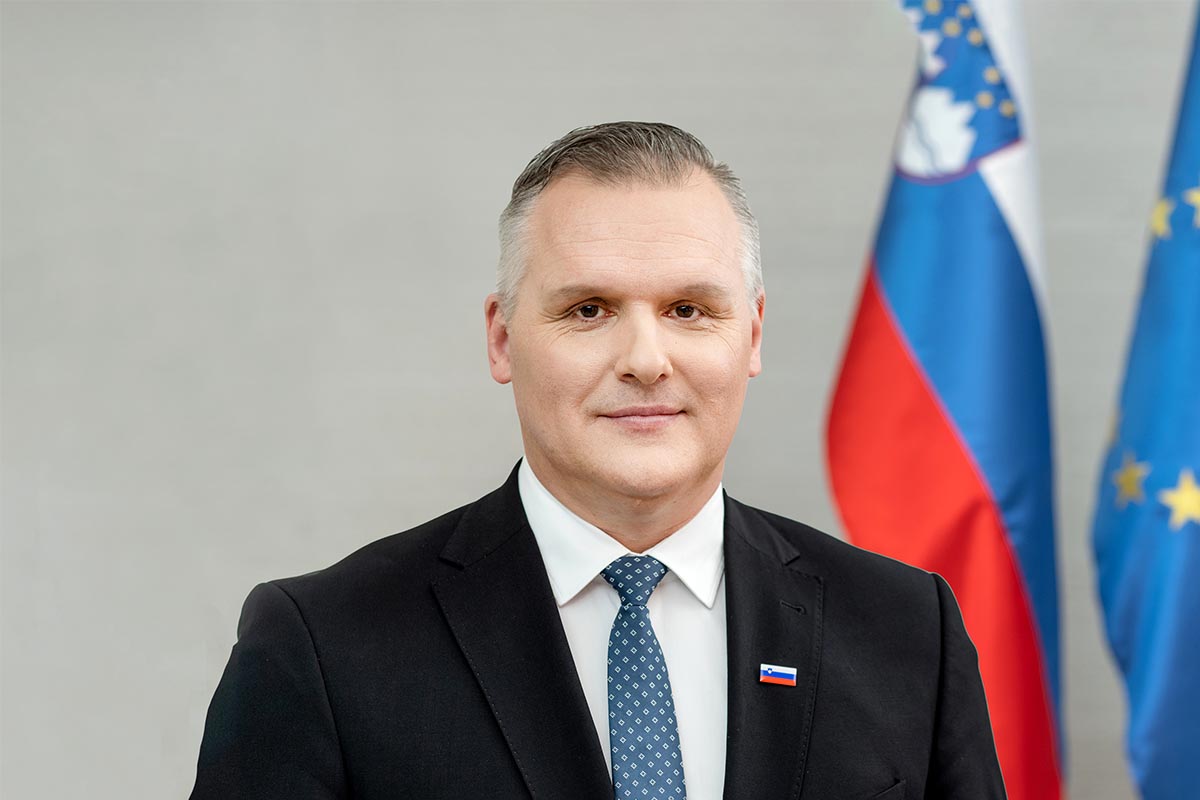 Bojan Kumer, Slovenian Minister of the Environment, Climate and Energy ...
