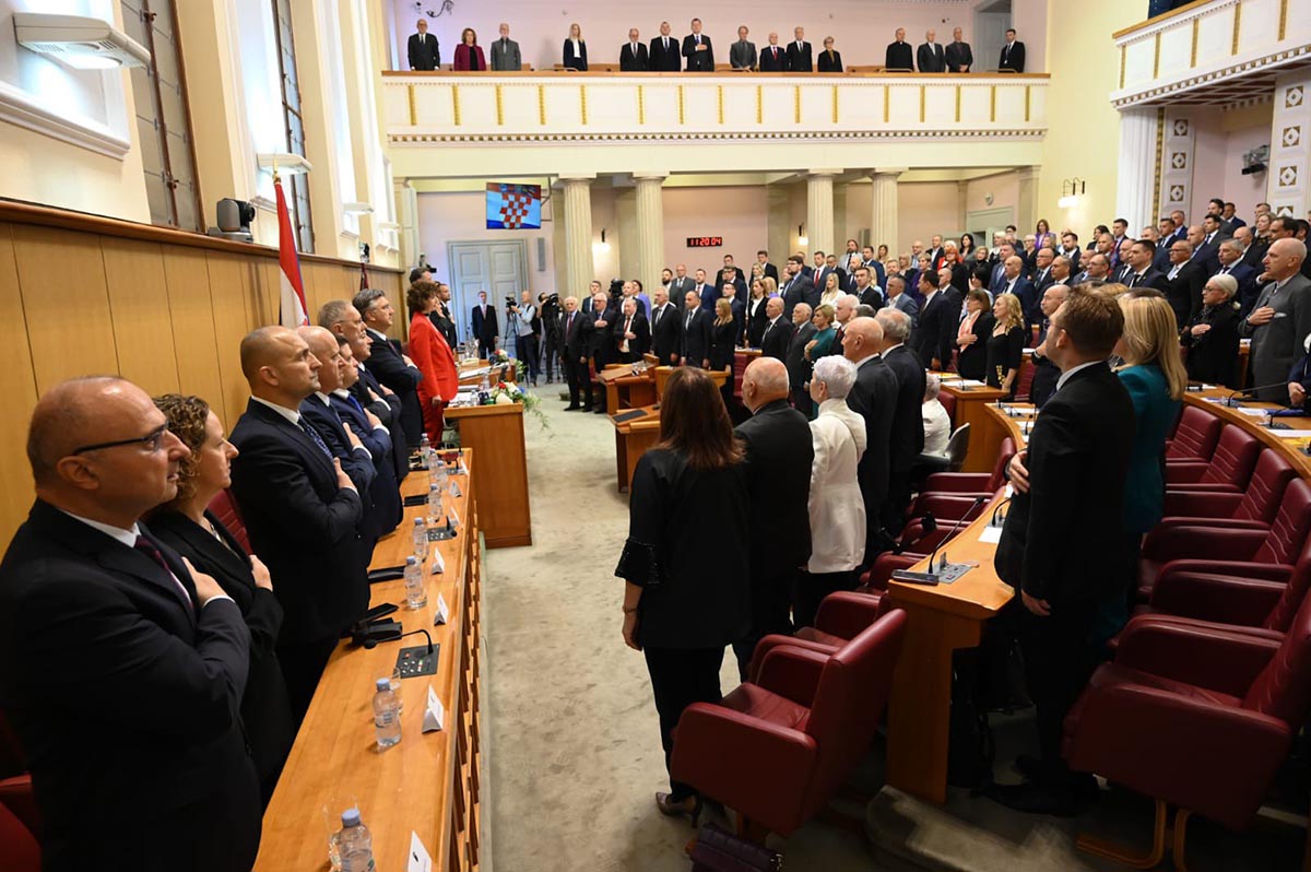 Croatian Parliament Reconstituted; Jandroković Re-Elected as Speaker ...