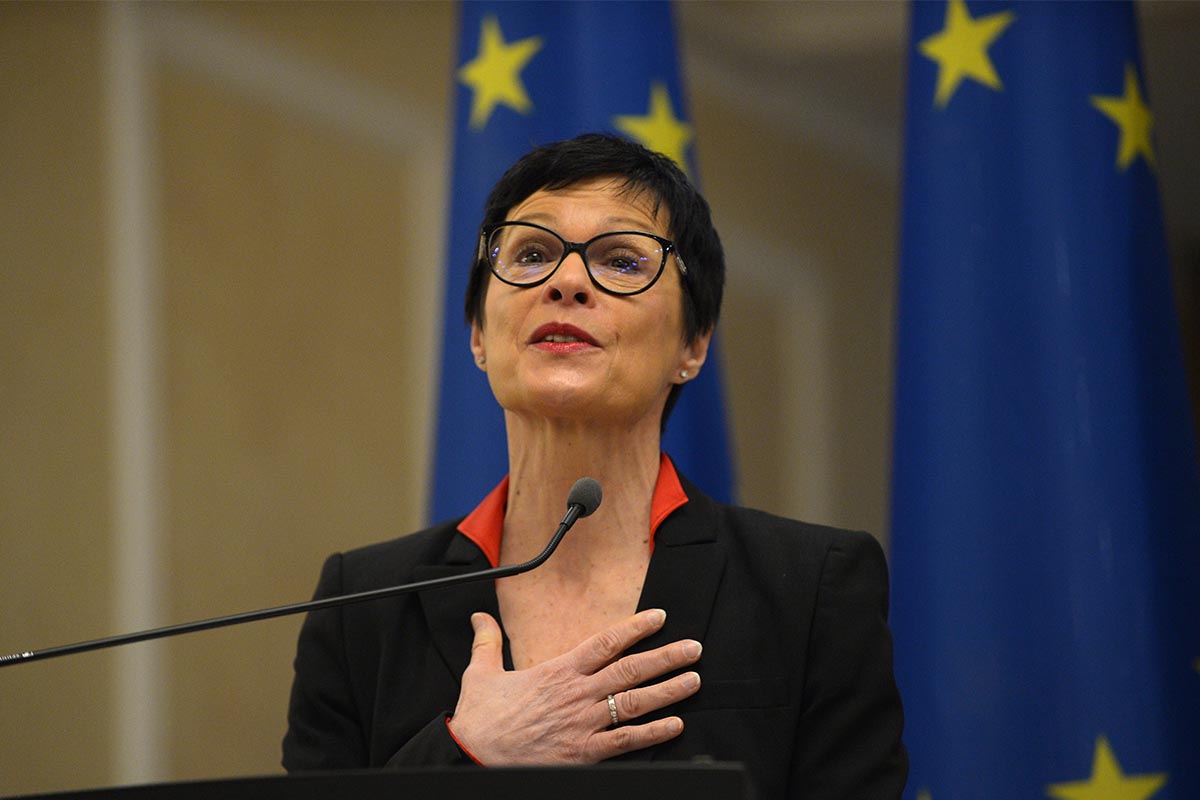 EU Enlargement Commissioner Marta Kos Visits Albania - The Region