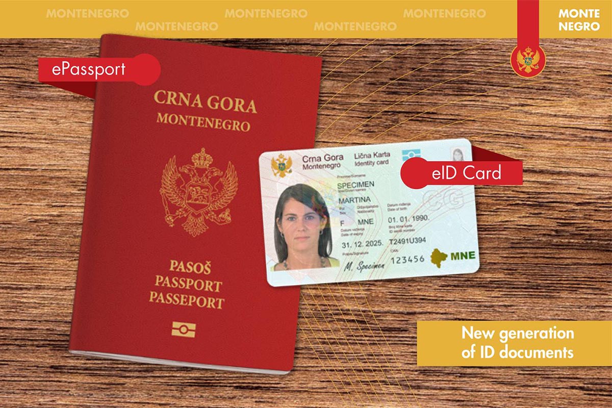 Montenegro Sets 30 September Deadline for New Digital ID Cards - The Region